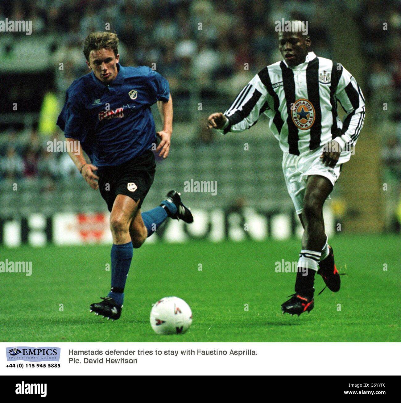 UEFA Cup, Newcastle v Halmstads Stock Photo - Alamy