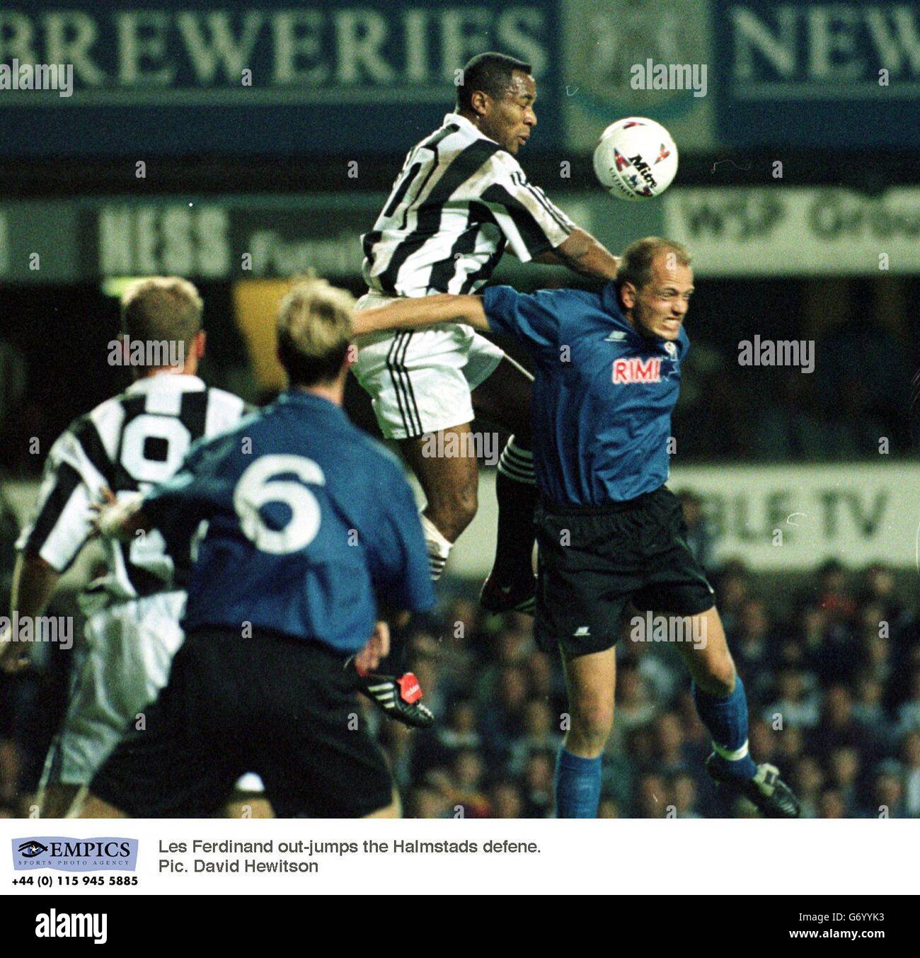 UEFA Cup, Newcastle v Halmstads Stock Photo - Alamy