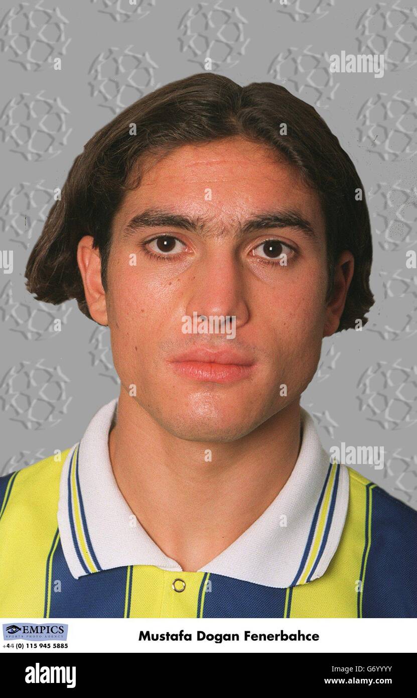 Mustafa Dogan Fenerbahce. UEFA Champions League 1996/7 - Soccer Stock Photo - Alamy
