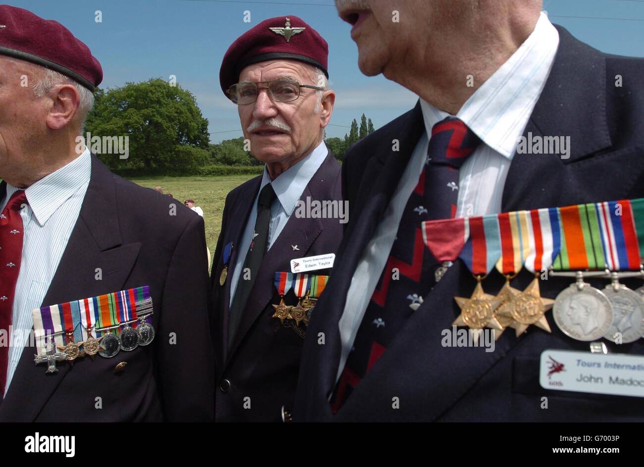 Veteran Edwin Taylor, 79, from Wolverhampton watches The 1st. Battalion ...