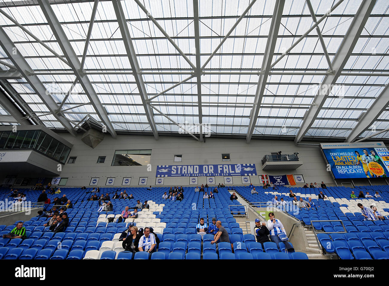 Football stadium seating hi-res stock photography and images - Alamy