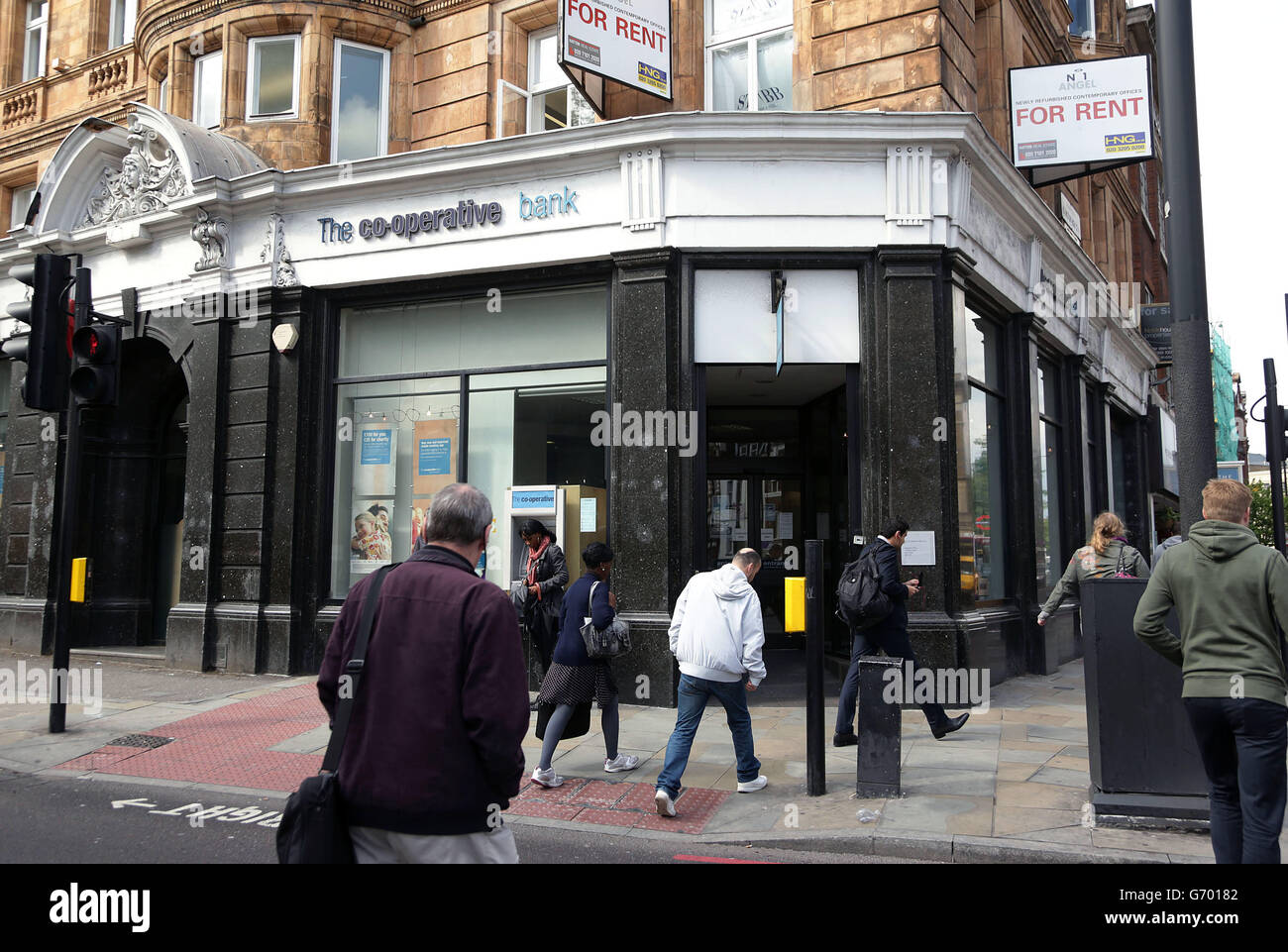 A branch of The co-operative bank in Islington, north London Stock ...