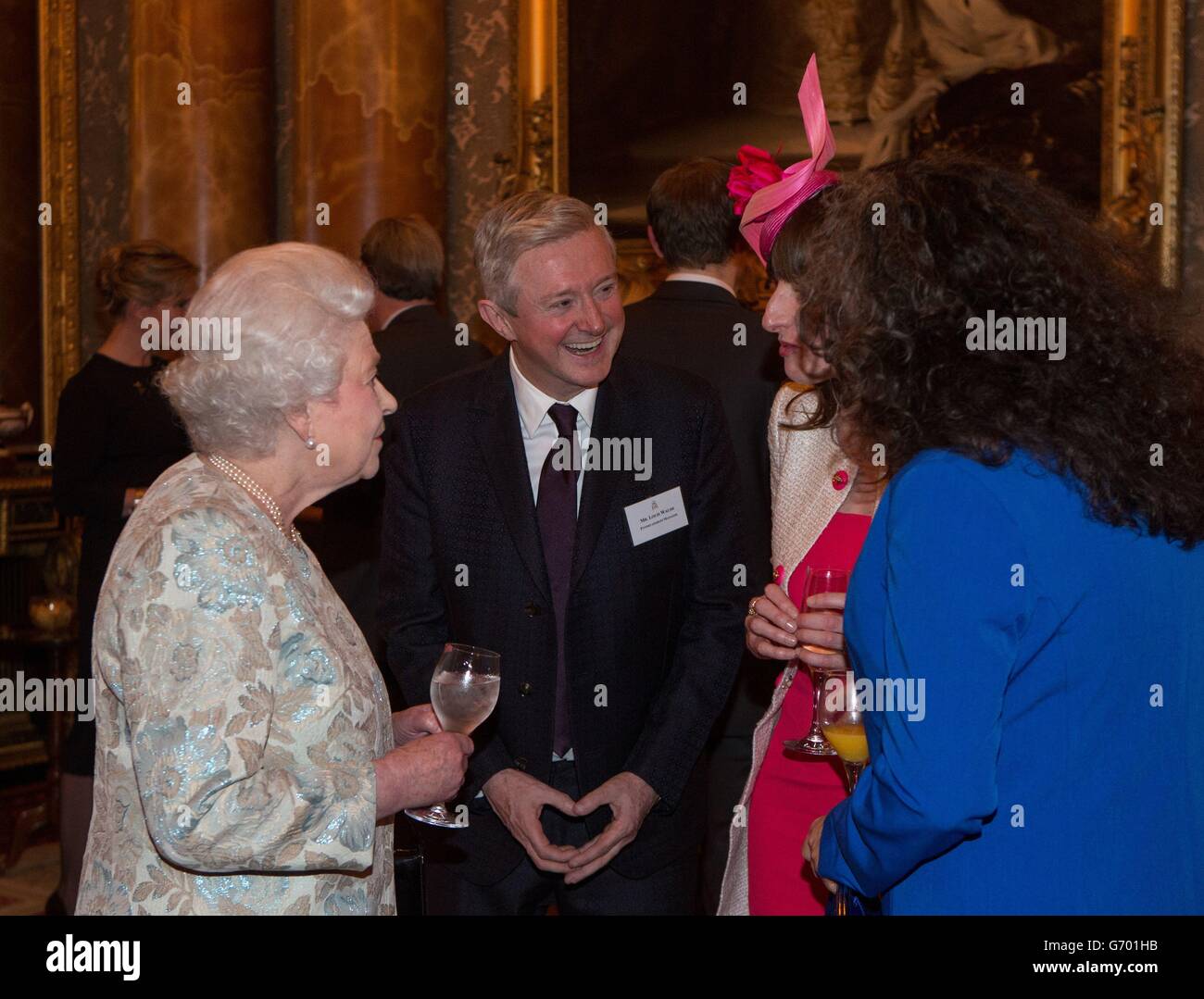 Reception for the Irish community at Buckingham Palace Stock Photo - Alamy