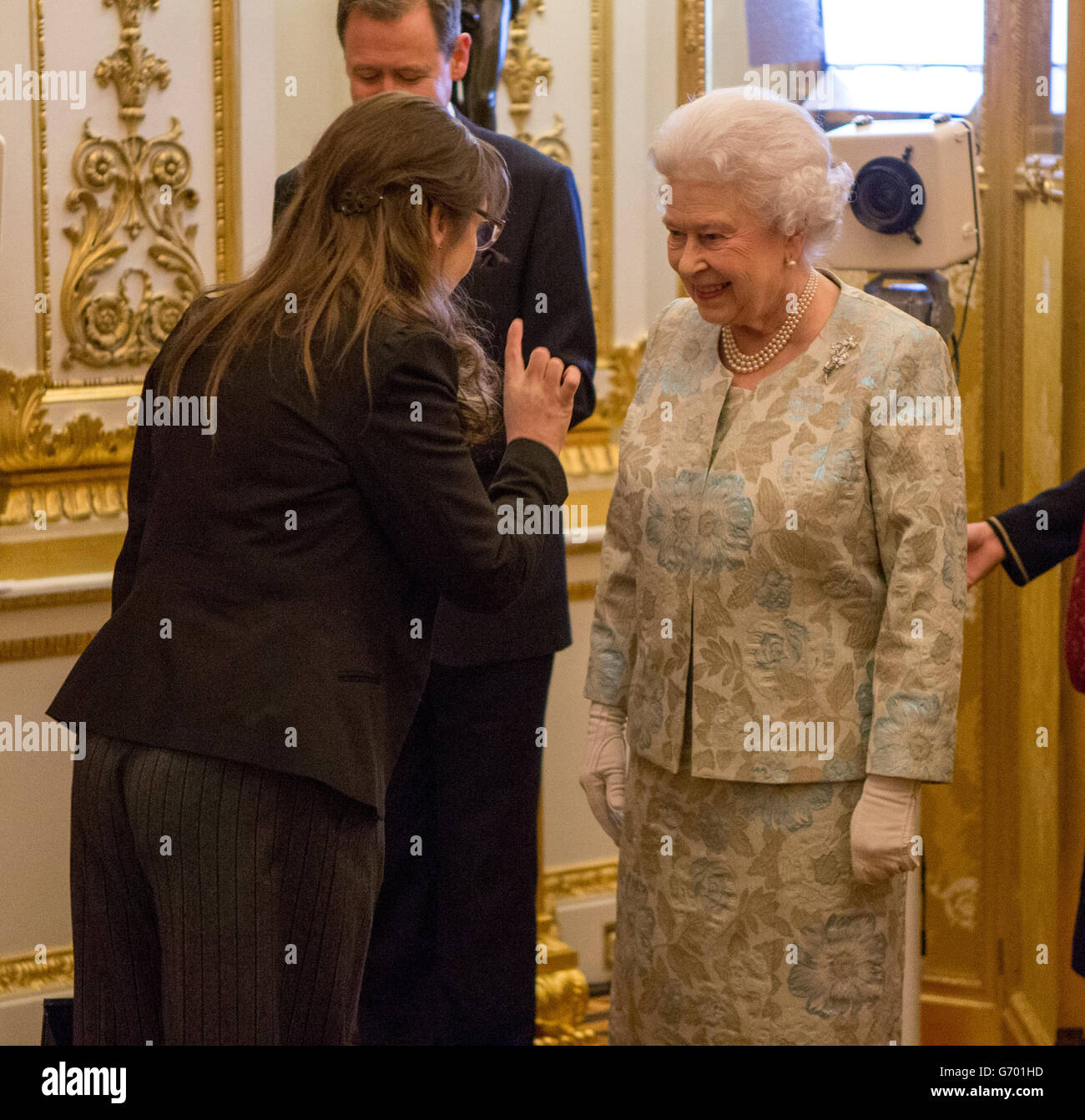 Reception for the Irish community at Buckingham Palace Stock Photo - Alamy