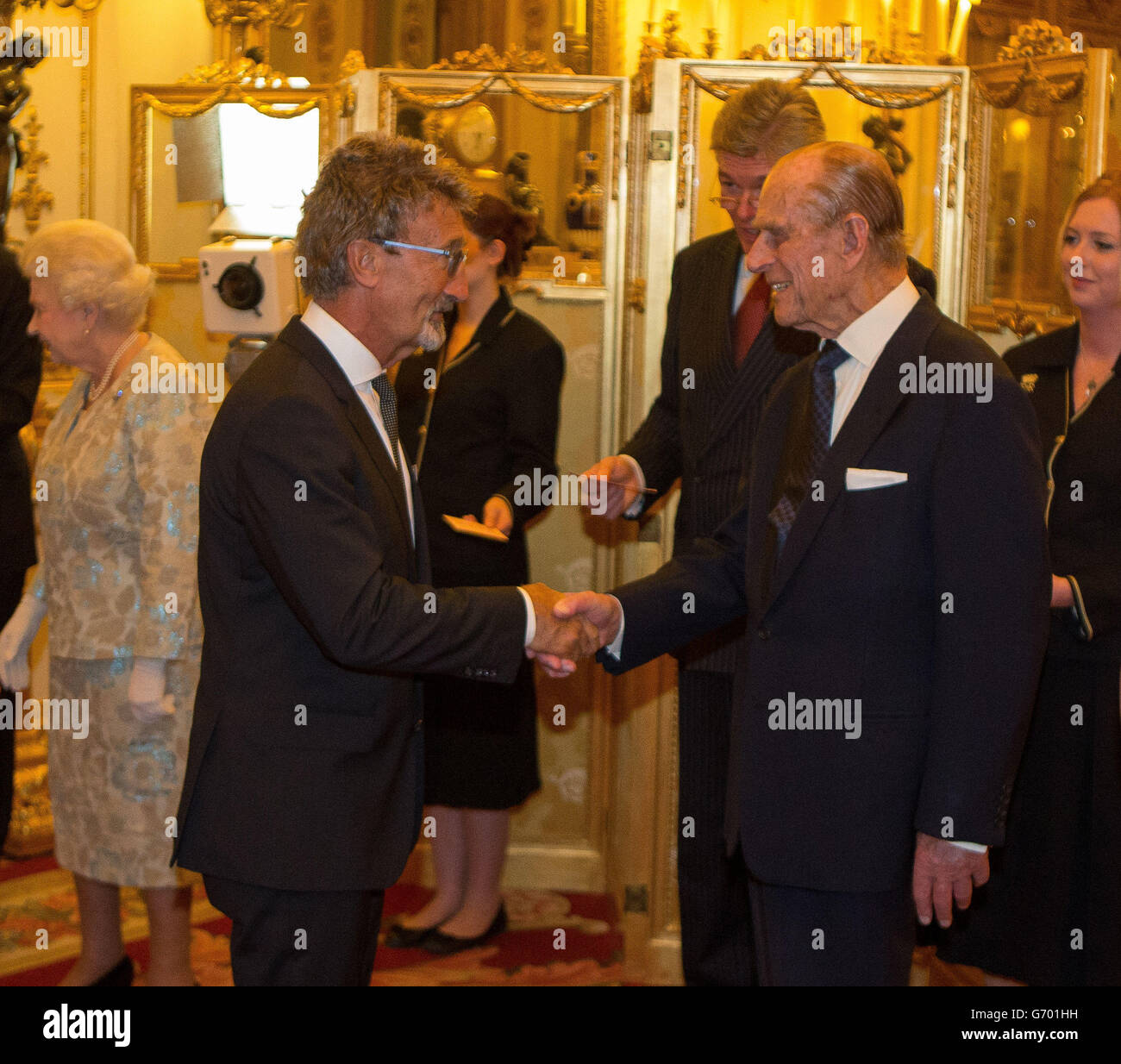 Reception for the Irish community at Buckingham Palace Stock Photo - Alamy