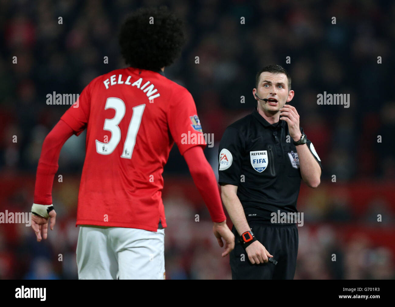 Michael oliver manchester city united hi-res stock photography and ...