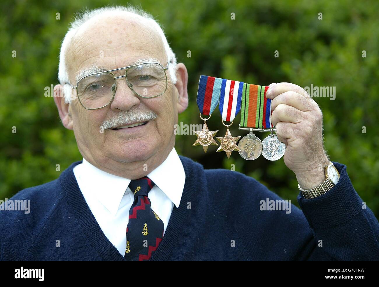 Walter Stockley, 79, from Kirkby, Merseyside, who landed on Gold Beach ...
