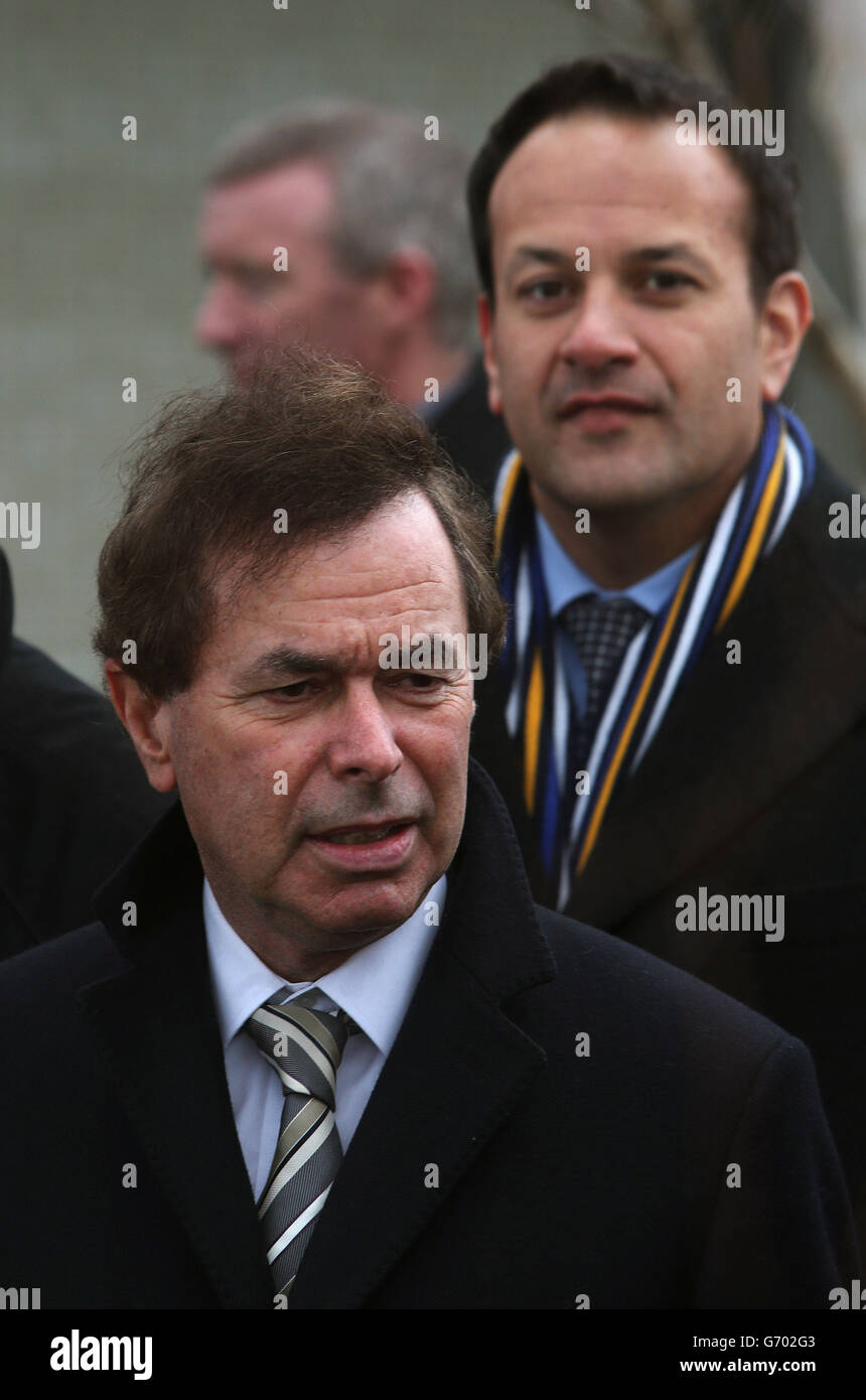 Justice Minster Alan Shatter (left) and Minister for Transport, Tourism ...