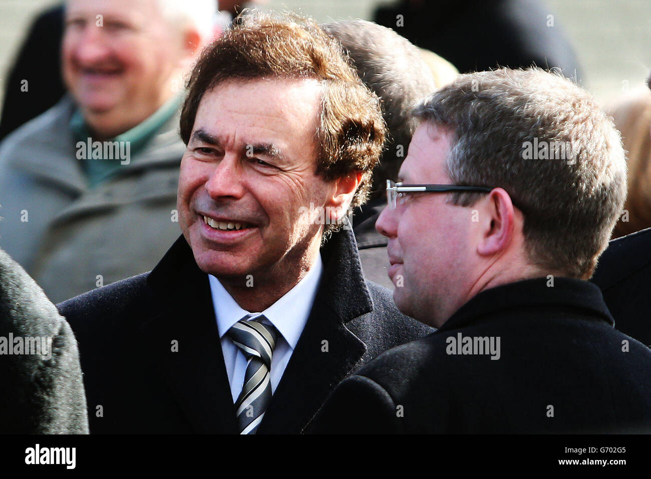 Justice Minster Alan Shatter (centre) after the funeral mass of Fine ...