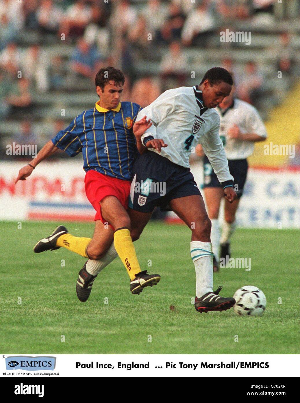 International Soccer - World Cup Qualifier - Moldova v England. Paul ...