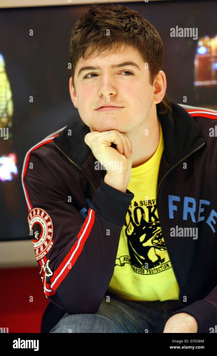 James Alexandrou MTV TRL UK Stock Photo - Alamy