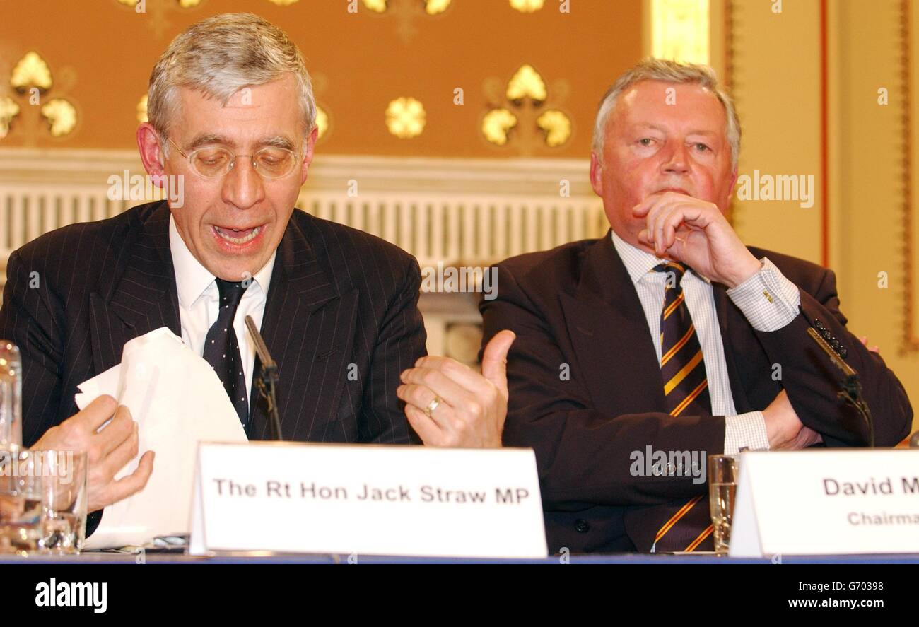 Jack Straw meeting with ECB Stock Photo - Alamy