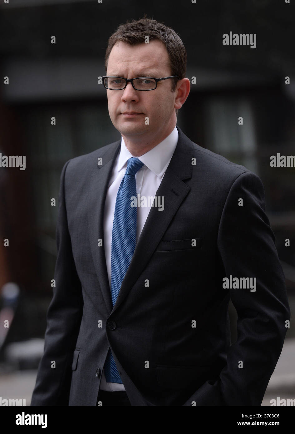 Former News of the World editor Andy Coulson arrives at the Old Bailey ...