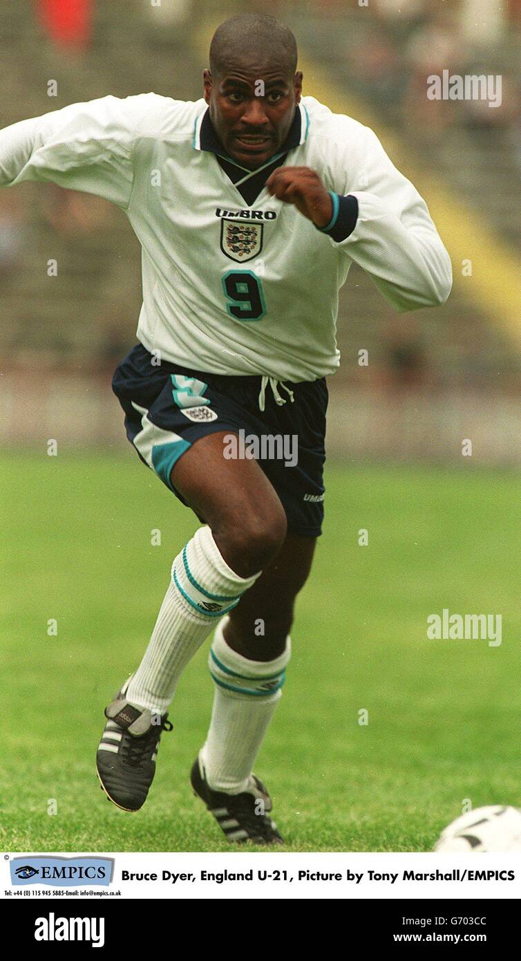 Bruce Dyer, England U-21, Picture by Tony Marshall/EMPICS Stock Photo ...