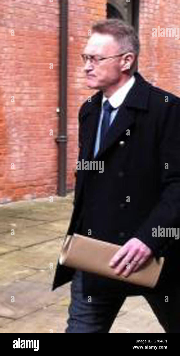 Sean Frayne leaving Derby Magistrates' Court, the Derbyshire chief fire ...