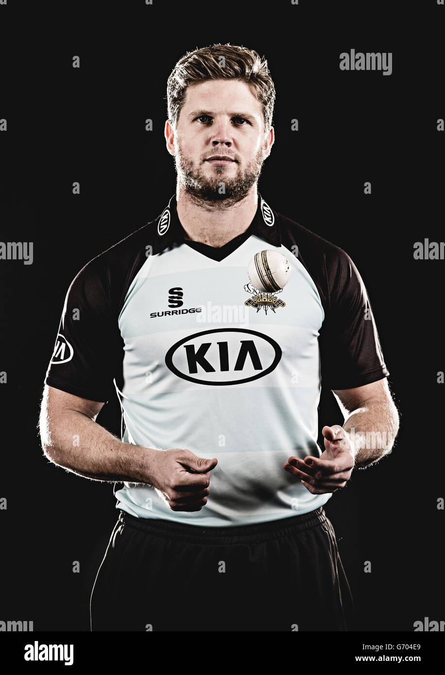 Cricket - Surrey County Cricket Club Photocall - Kia Oval Stock Photo ...
