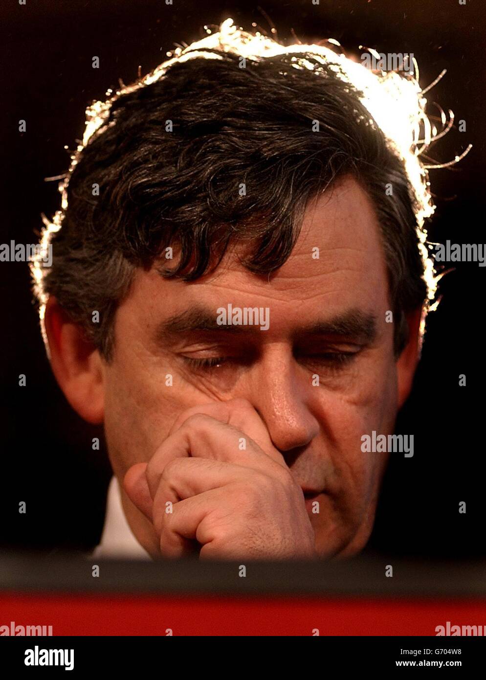 Gordon Brown CBI Conference Stock Photo - Alamy