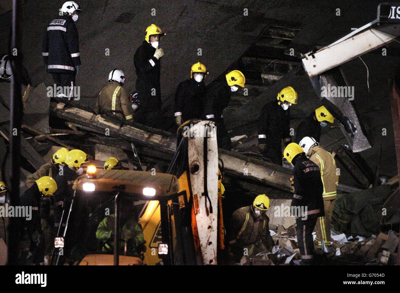 Factory Explosion - Glasgow Stock Photo - Alamy