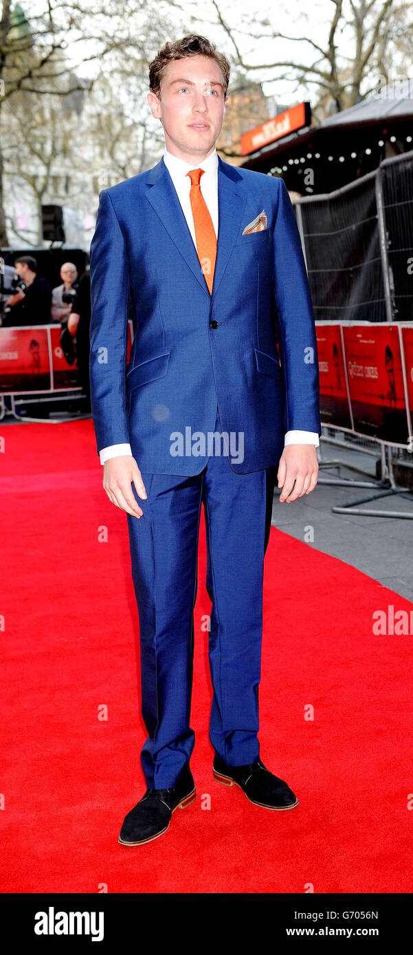 Rory Fleck-Byrne for the premiere of The Quiet Ones at the Odeon West ...