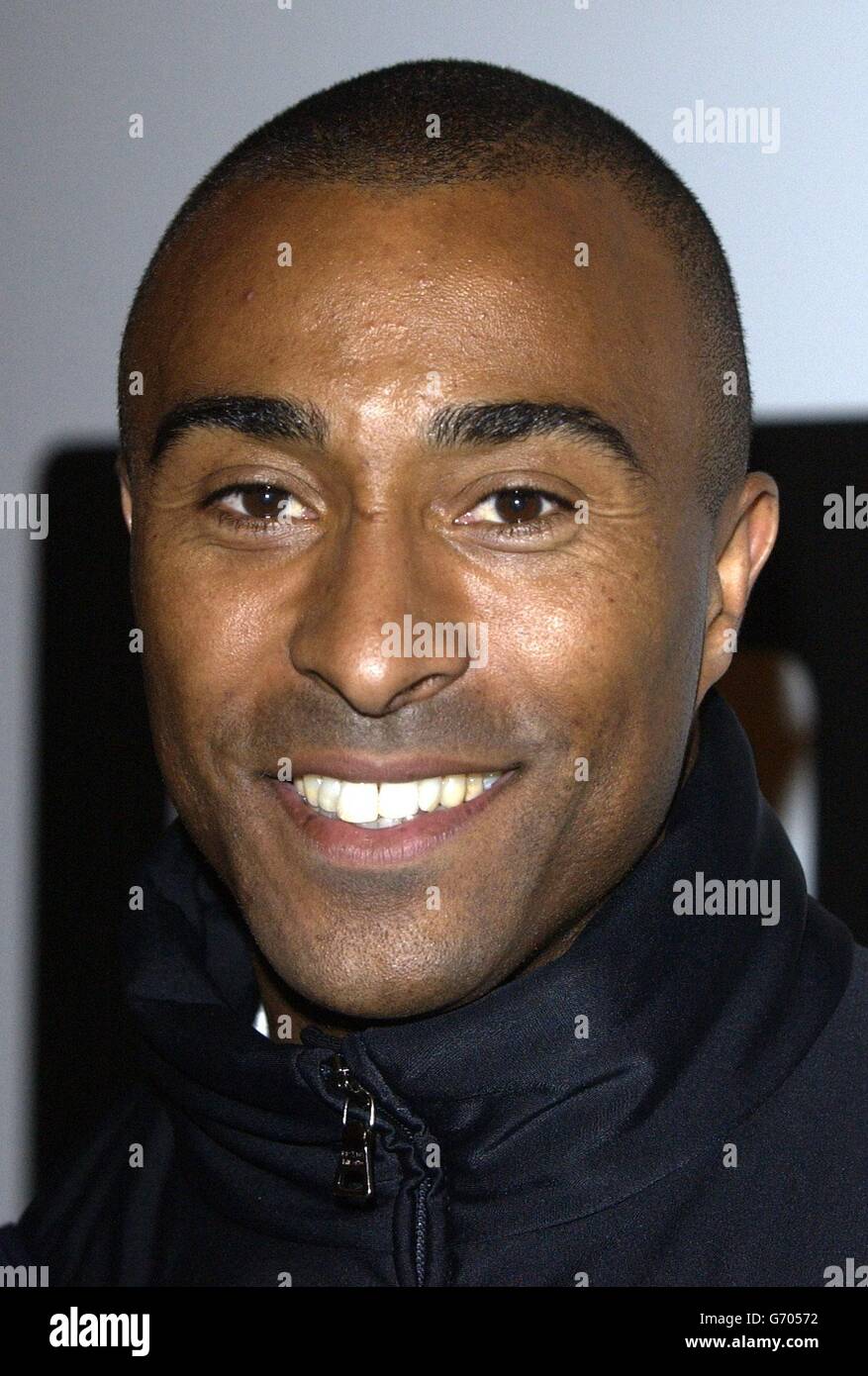 Sport relief celebrity charity head shoulders athletics athlete colin ...