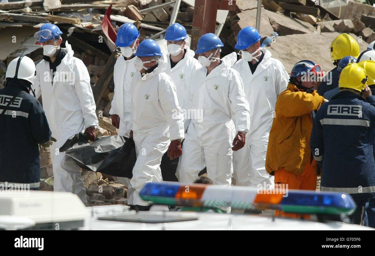 Glasgow factory explosion Stock Photo - Alamy