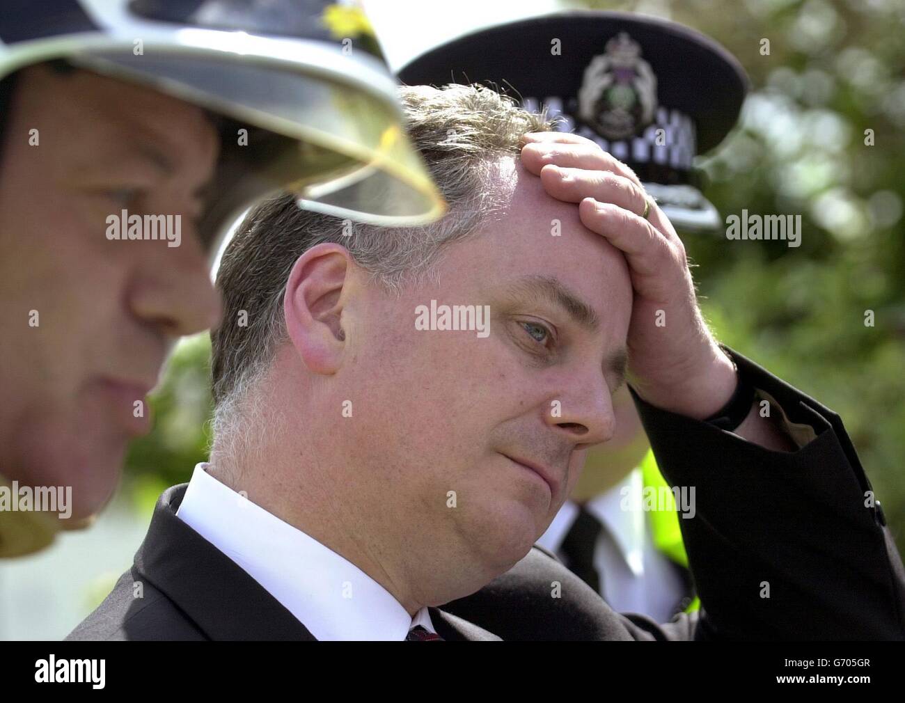 Glasgow factory explosion Stock Photo - Alamy