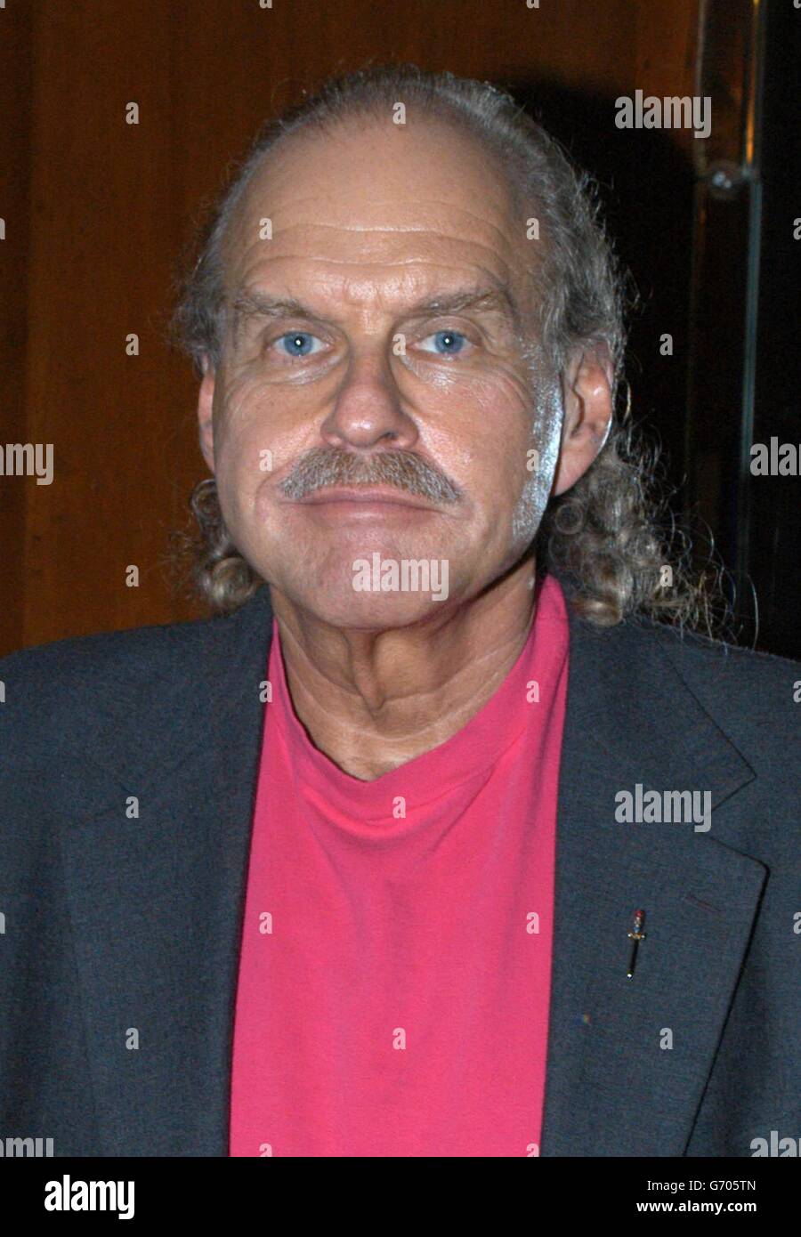 American author Lawrence Block after receiving the Crime Writers ...