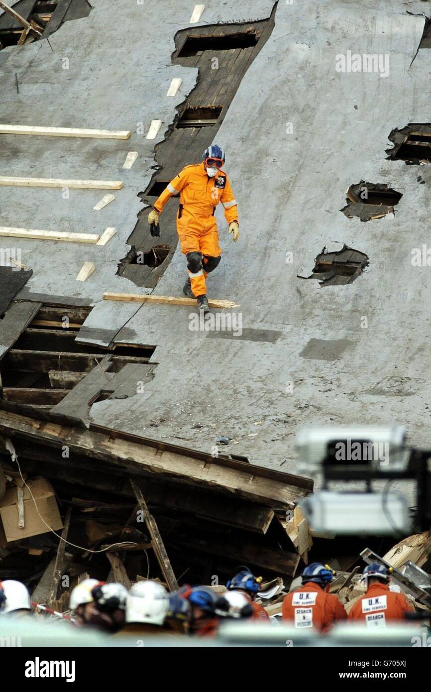 Glasgow factory explosion Stock Photo - Alamy