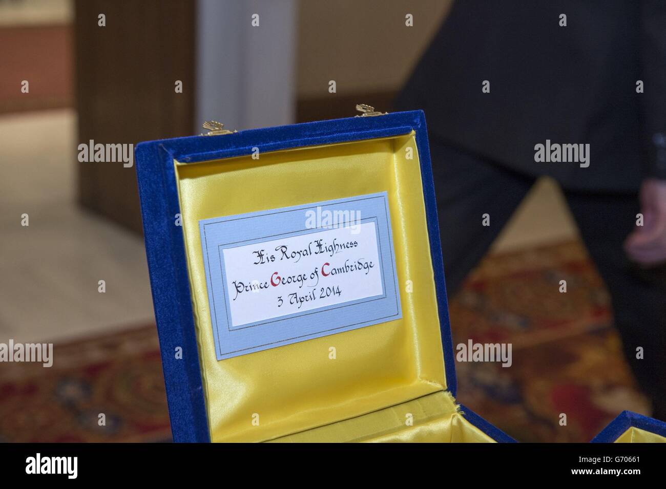 A message to Prince George, given to the monarch as Queen Elizabeth II ...