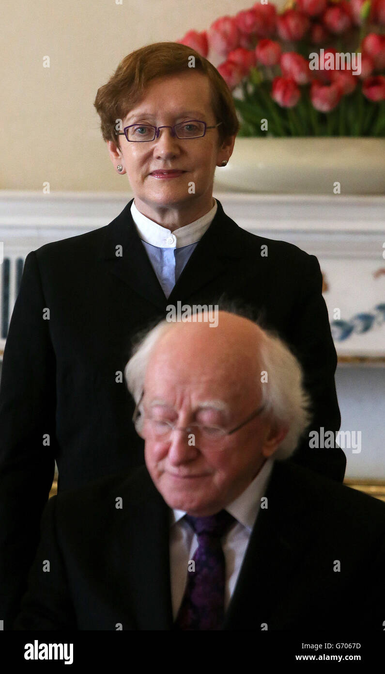 Attorney General Maire Whelan SC in attendance as President Michael D ...
