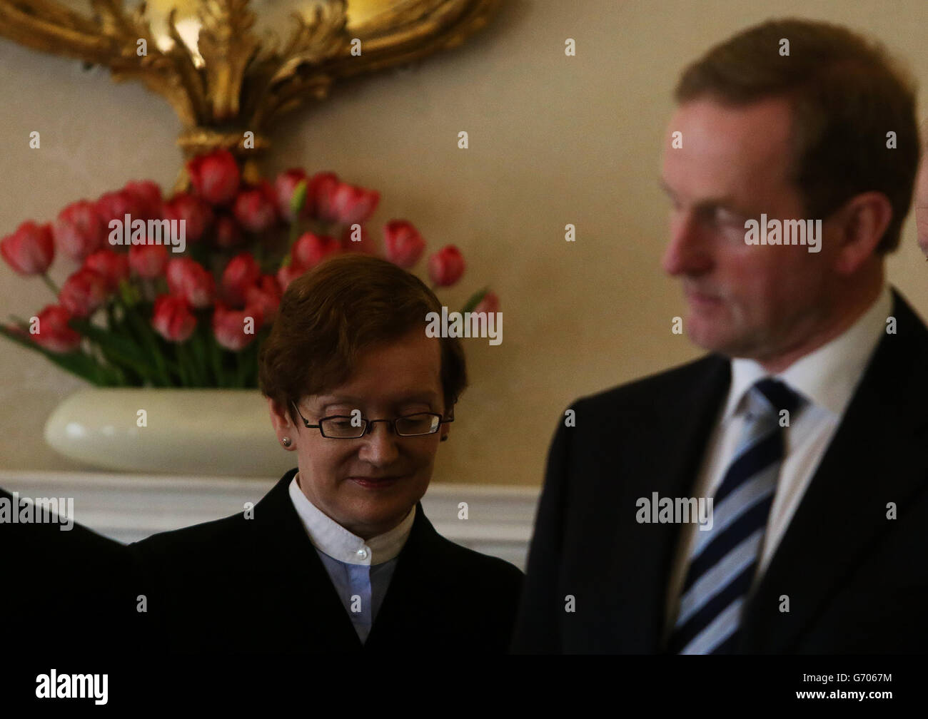 Attorney General MAire Whelan SC (left) and An Taoiseach Enda Kenny TD ...