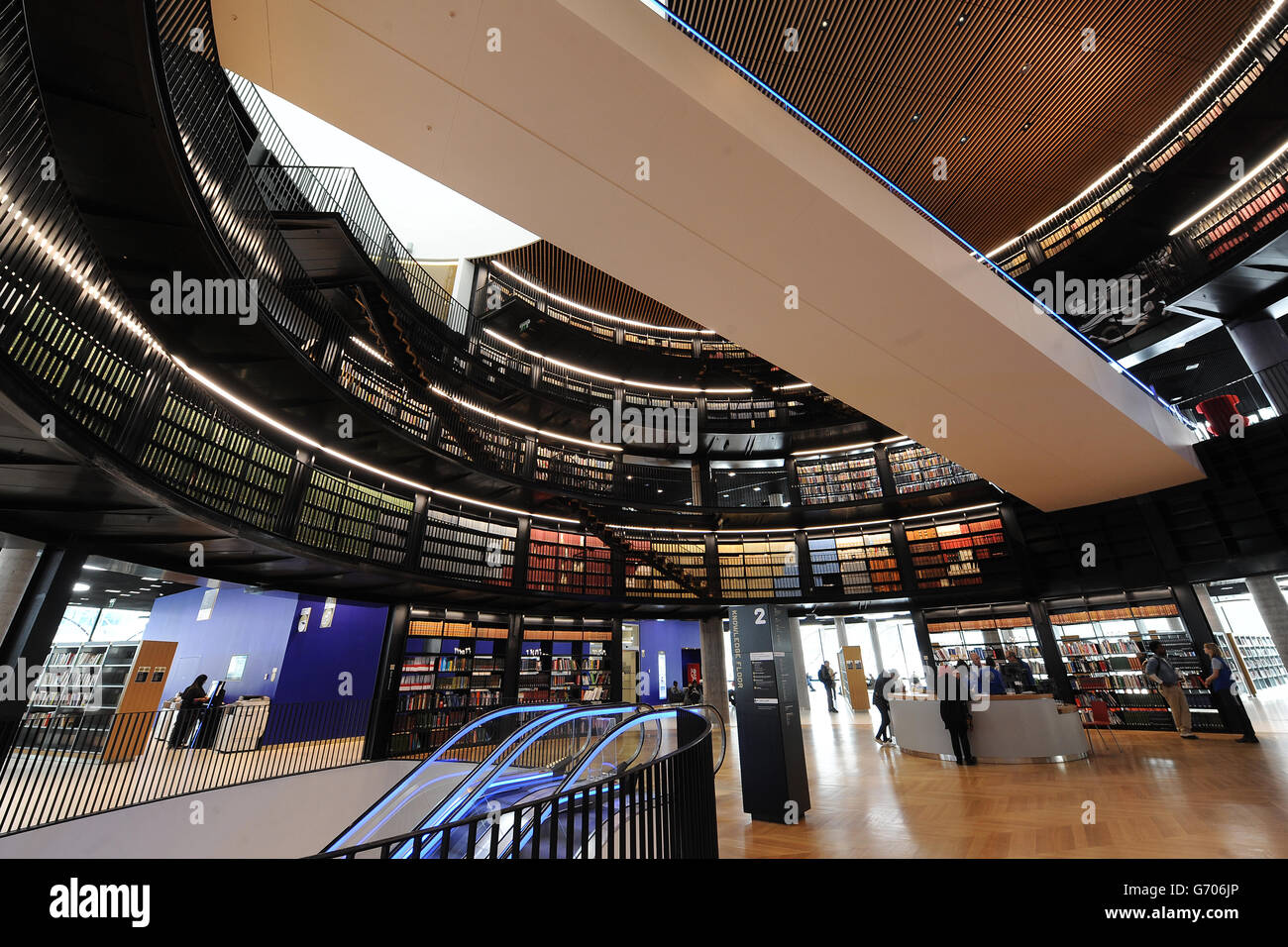Library of Birmingham, Stock. General view of the Library of Birmingham ...