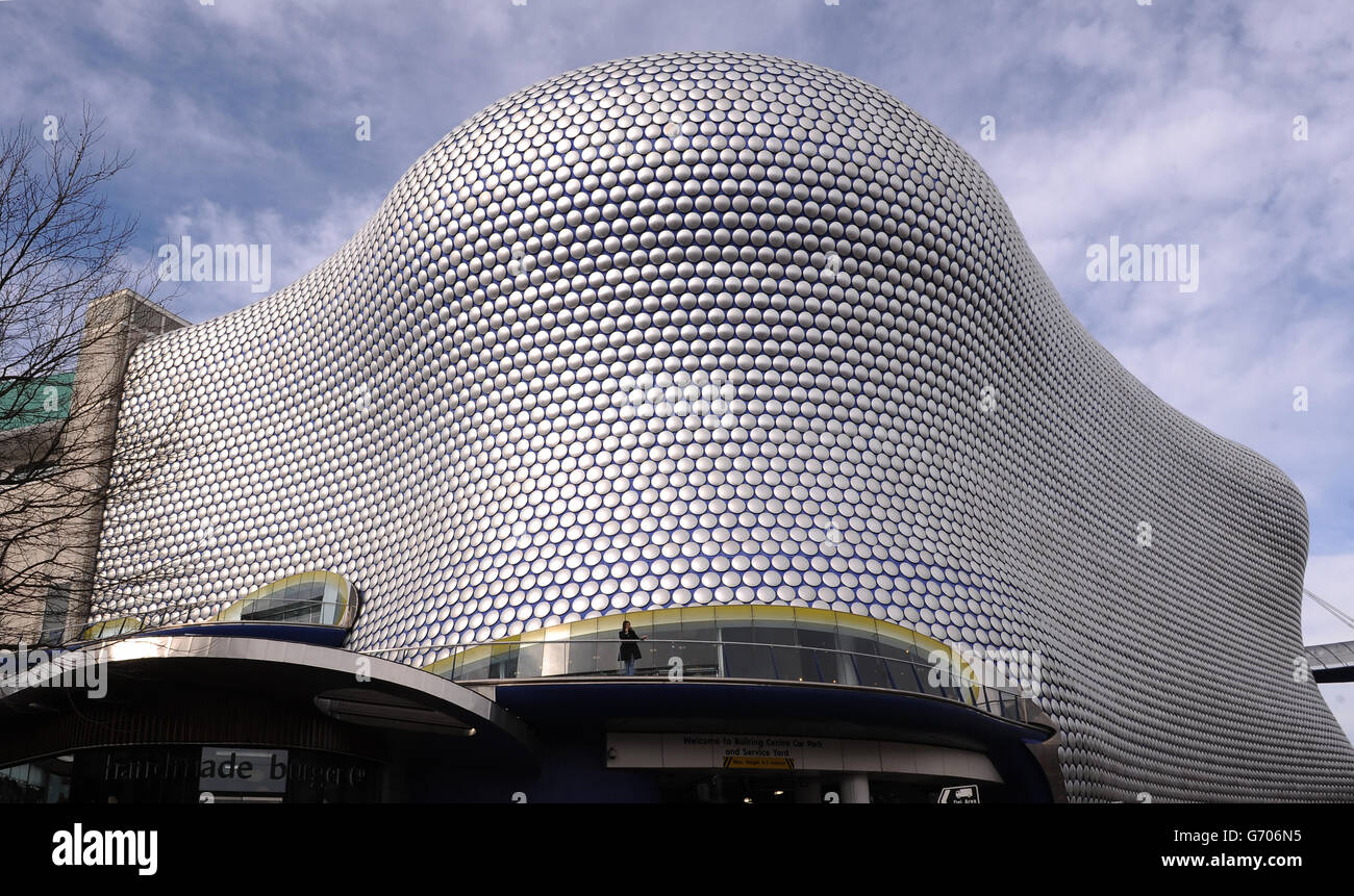 General view of the Selfridges building at the Bullring Shopping Centre ...