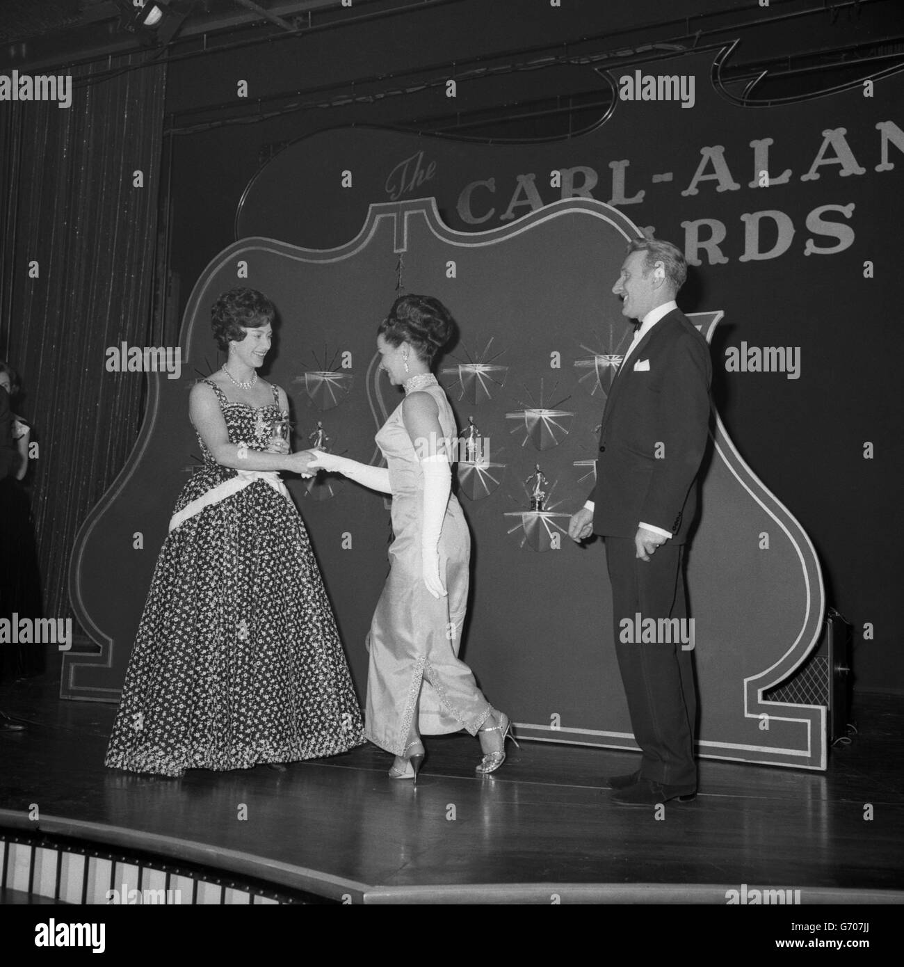Princess Margaret handing the award for the most outstanding ...