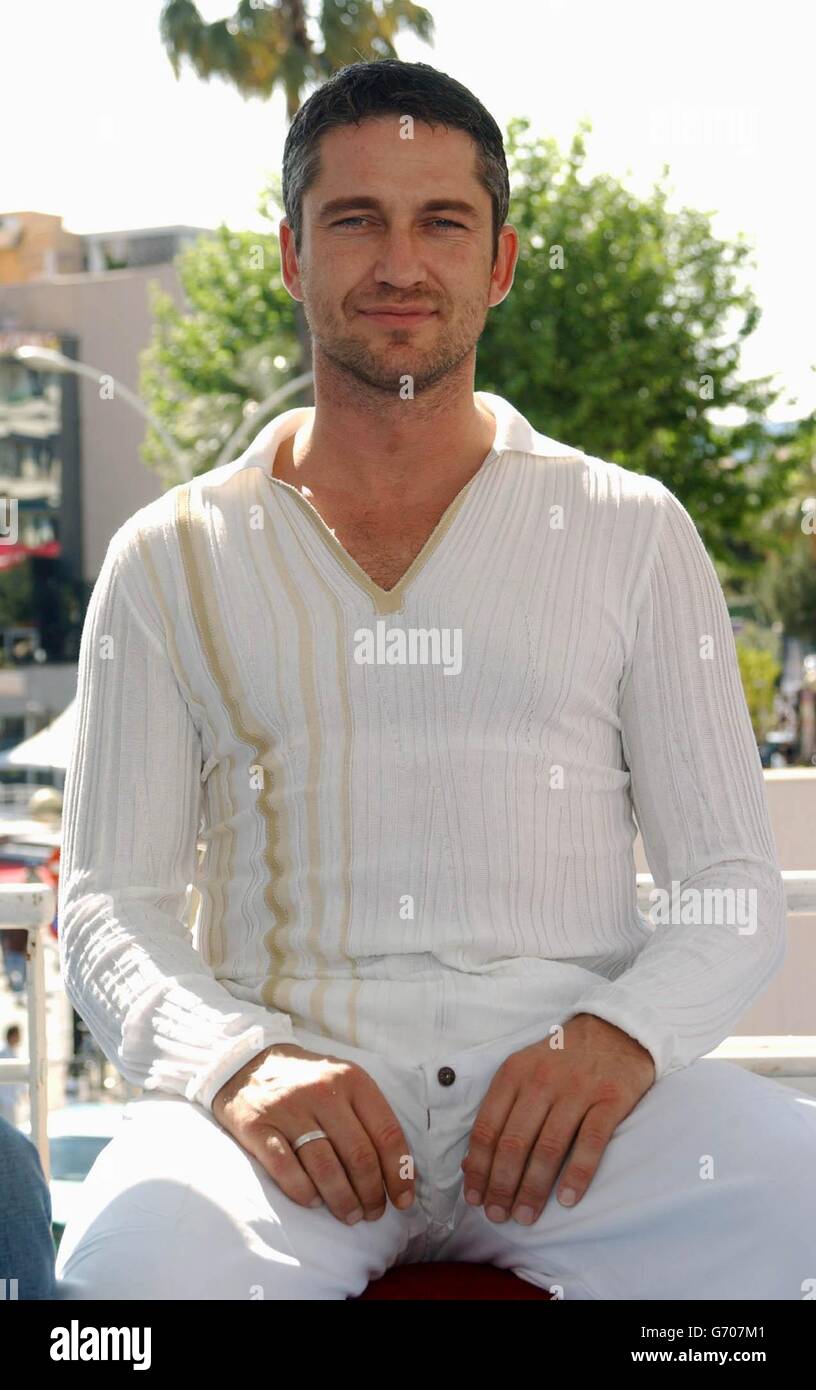 Actor Gerard Butler during a photocall to promote his new film Phantom ...
