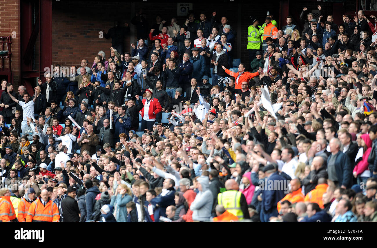 Soccer football celebrates celebration celebrate in the stands hi-res ...