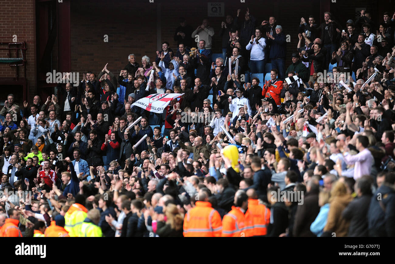 Soccer football celebrates celebration celebrate in the stands hi-res ...