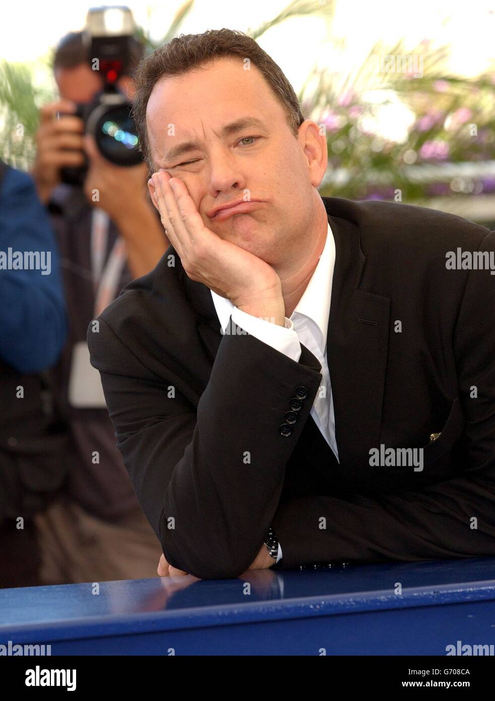 Actor Tom Hanks poses for photographers during the photocall for 'The ...