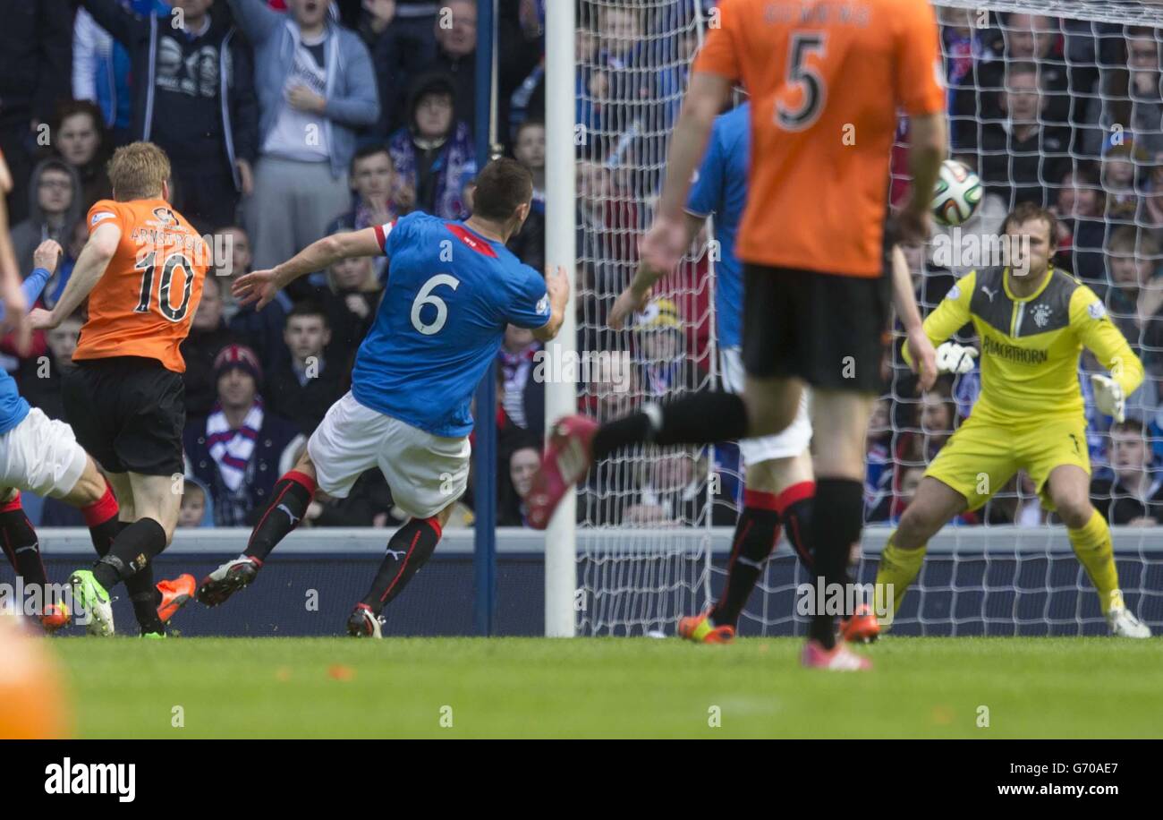 Dundee United's Stuart Armstrong scores opening goal during the William ...