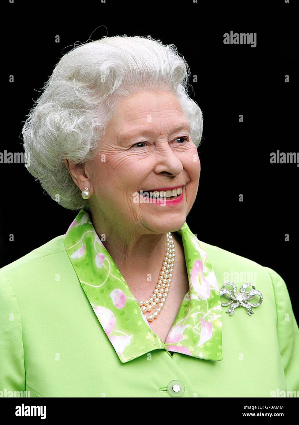 Queen Chelsea Flower Show Stock Photo - Alamy