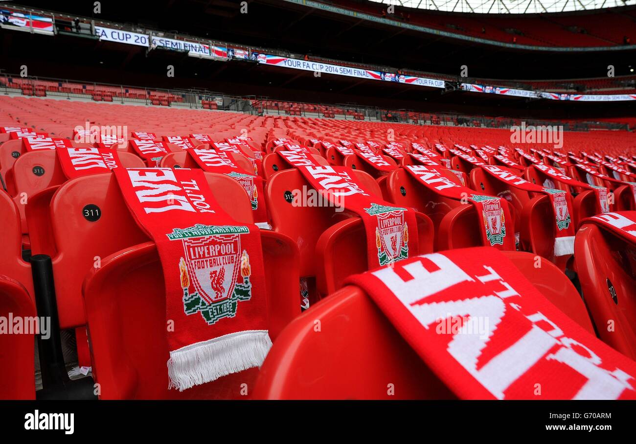 96 seats that are being left empty as a tribute to the 96 Liverpool ...