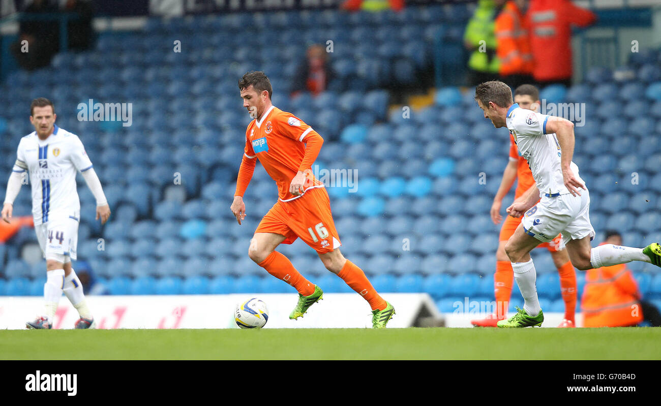 Soccer football league championship leeds united blackpool elland road ...