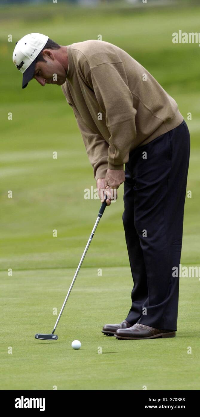Sport golf action f l full length jose maria olazabal hi-res stock ...