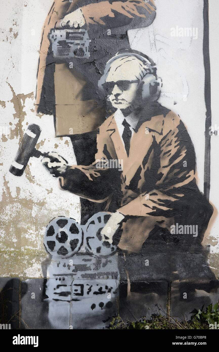 New Banksy artwork Stock Photo - Alamy