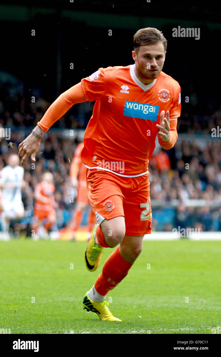Soccer football league championship leeds united blackpool elland road ...