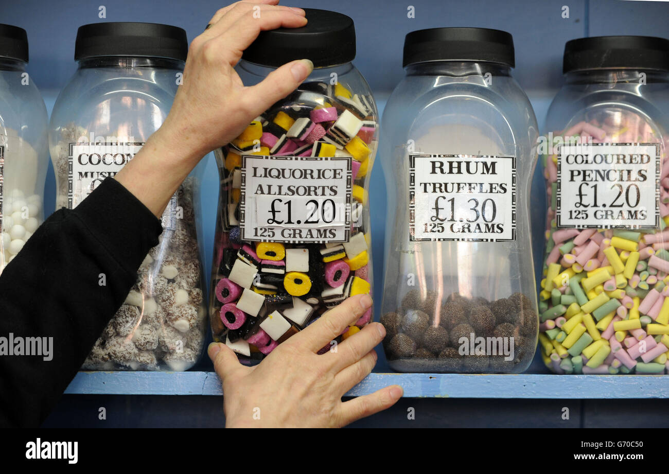 Cloughs heaton sweet shop hi-res stock photography and images - Alamy