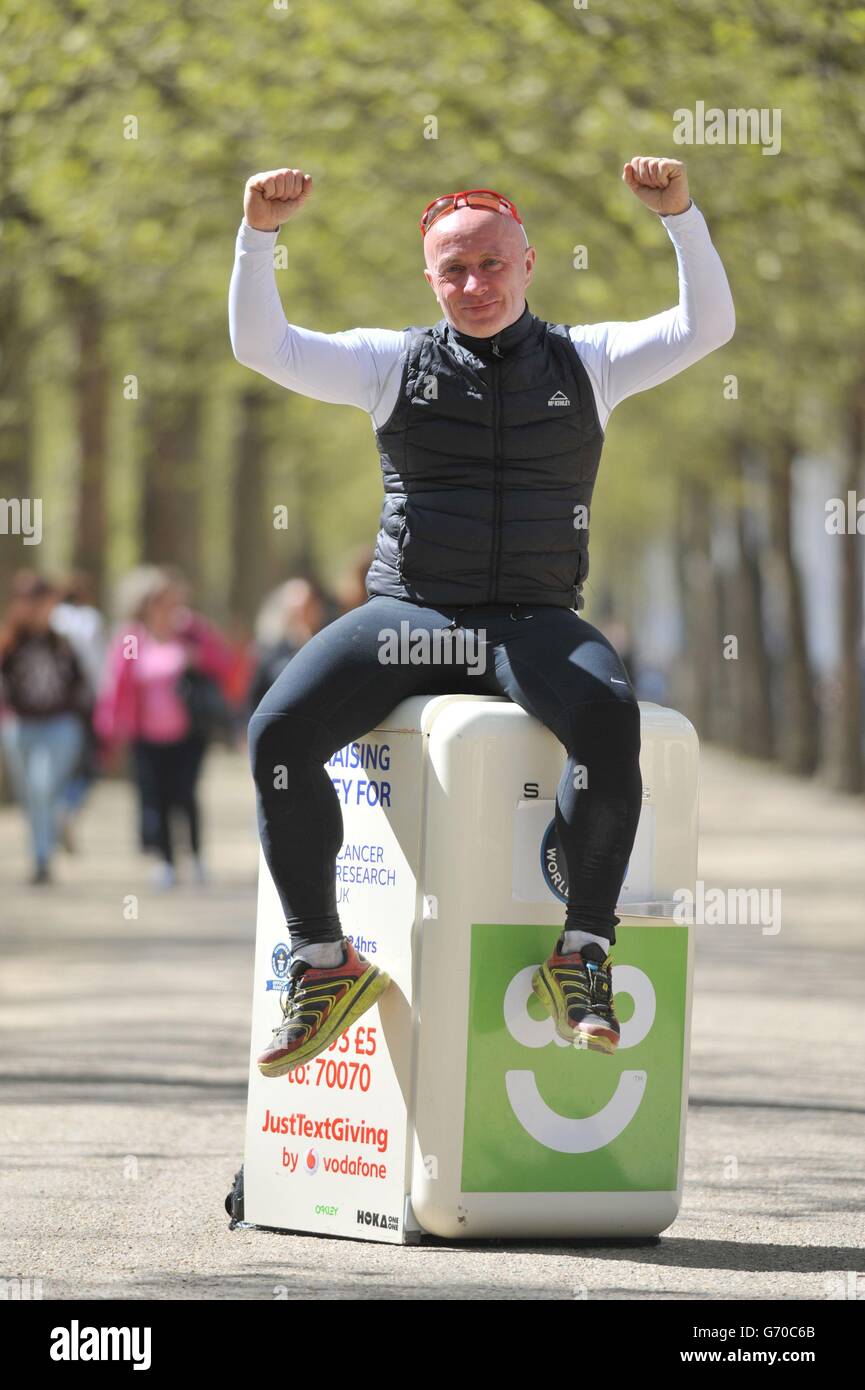 Charity runner Tony Phoenix-Morrison, known as Tony the Fridge on The ...