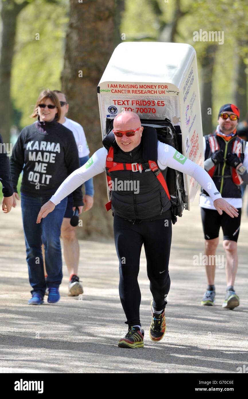 Charity runner Tony Phoenix-Morrison, known as Tony the Fridge on The ...