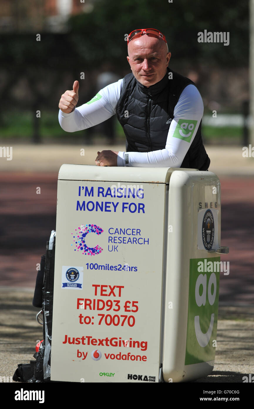 Charity runner Tony Phoenix-Morrison, known as Tony the Fridge on The ...