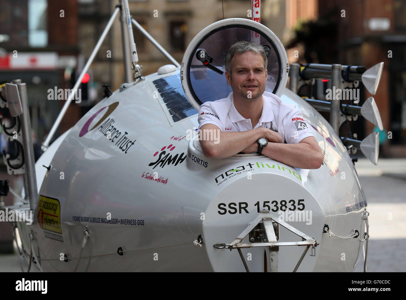 Atlantic Rowing boat challenge Stock Photo - Alamy